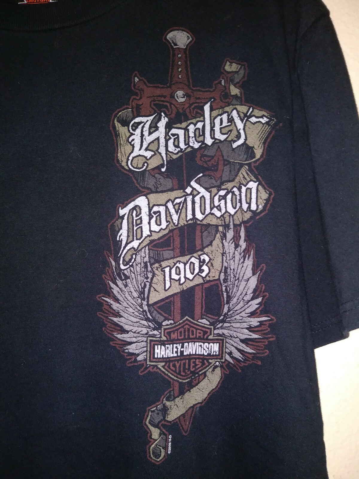 Harley Davidson 1903 Sword Las vegas 2008-2009 tshir… - Gem