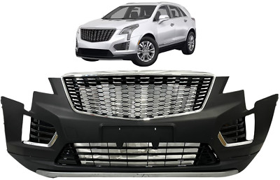 Fit 2020 21- 2025 Cadillac XT5 Front Bumper Complete Assembly Chrome ...