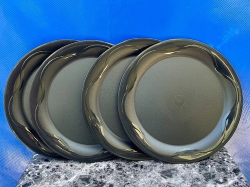 Tupperware Open House Dinner Plates 11" Set 4 Black Color New!! | eBay