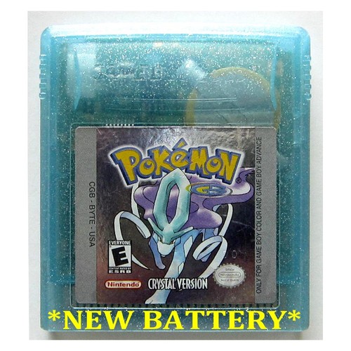 Pokemon Crystal Version * New Save Battery * (Nintendo Game Boy Color ...