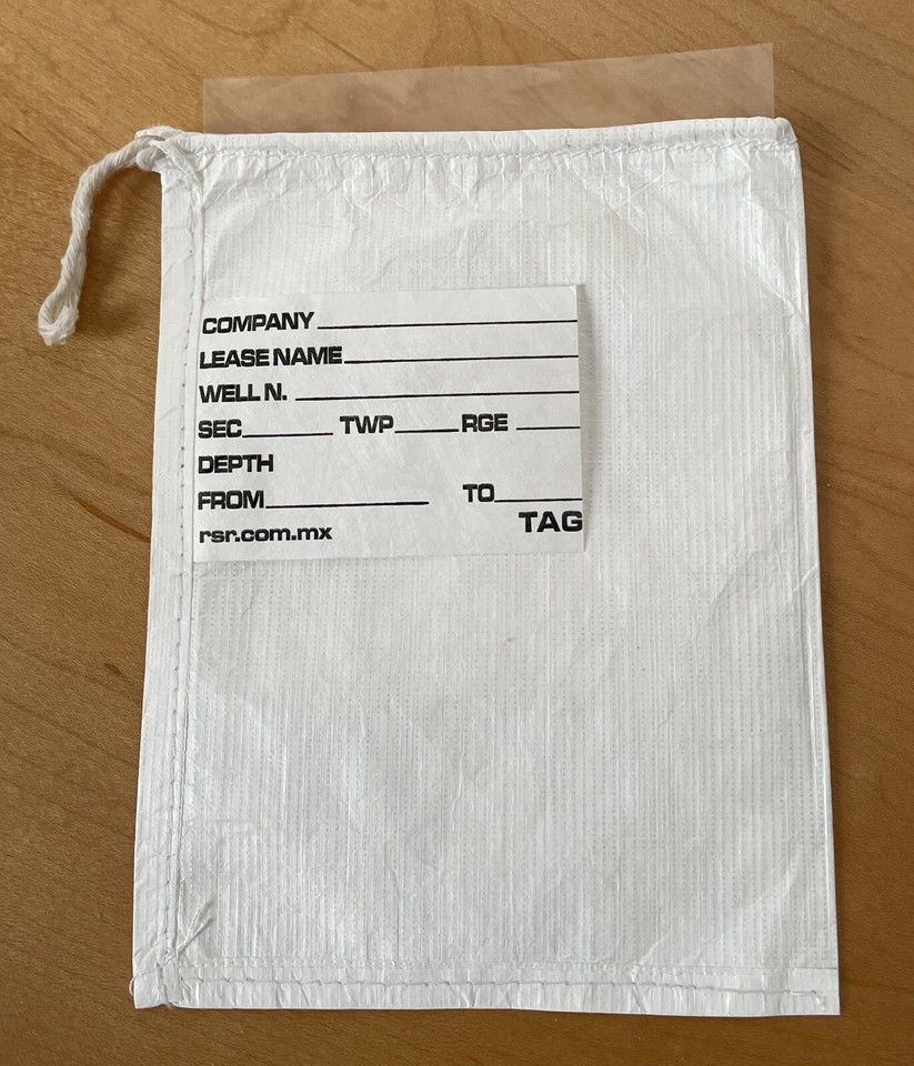 RSR Packages of 100 5.5"x4.5" Water Resistant Geological Sample Bags ...