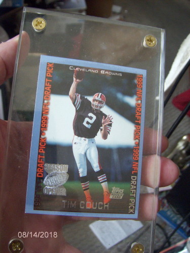 TIM COUCH Cleveland Browns 1999 Topps Rookie Card ~Draft Pick In ...