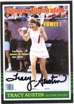 HOF TENNIS LEGEND TRACY AUSTIN AUTOGRAPHED TRADING CARD HOF - 4 | eBay