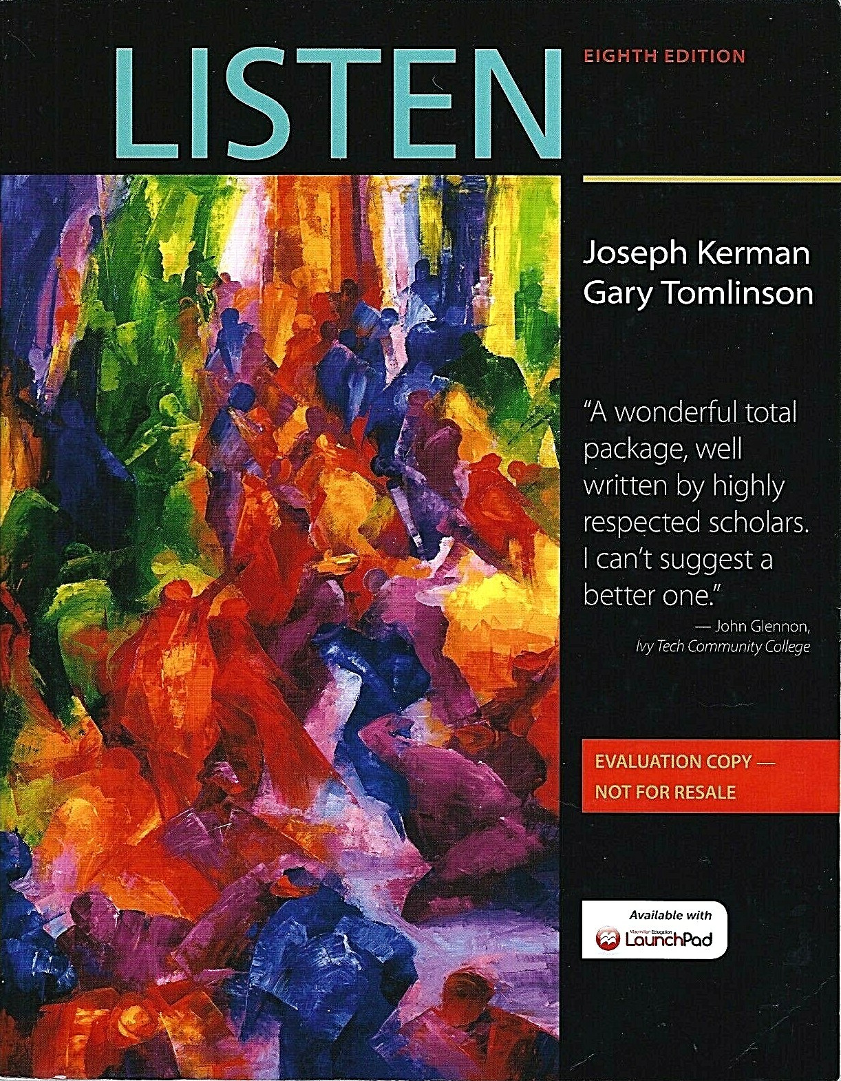 Listen 8th Edition by Joseph Kerman & Gary Tomlinson Complete with ...