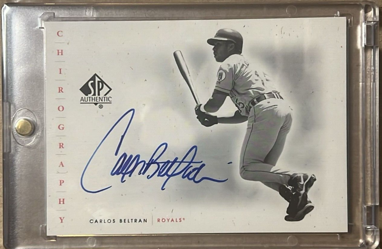 2001 Upper Deck SP Chirography Autograph #CB Carlos Beltran RARE | eBay