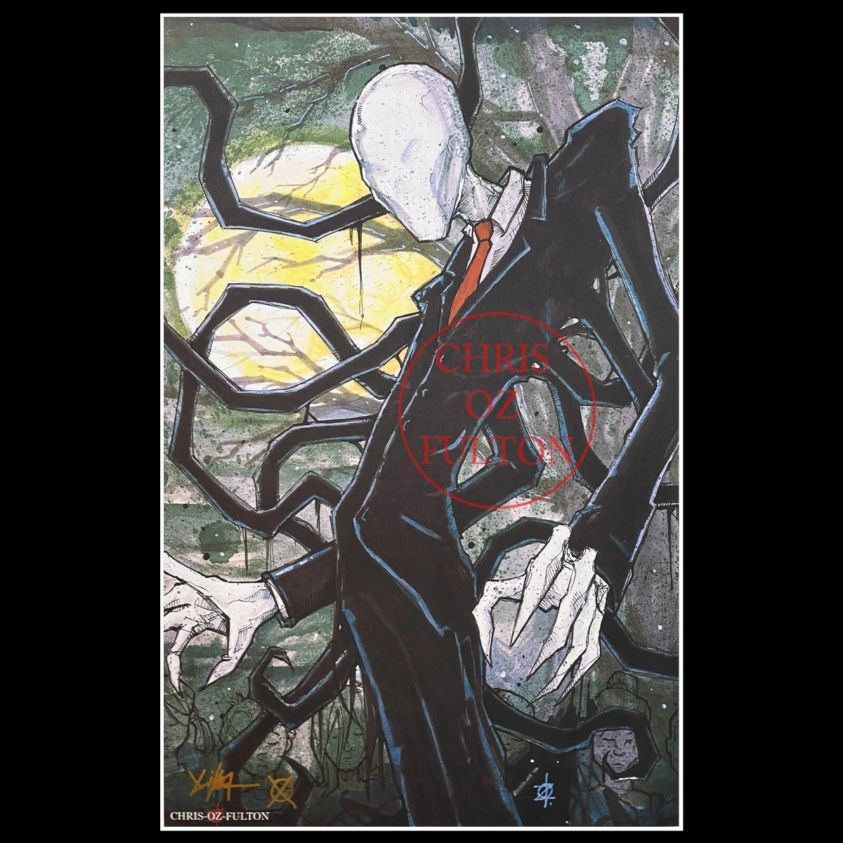 Creepypasta Masky And Slenderman