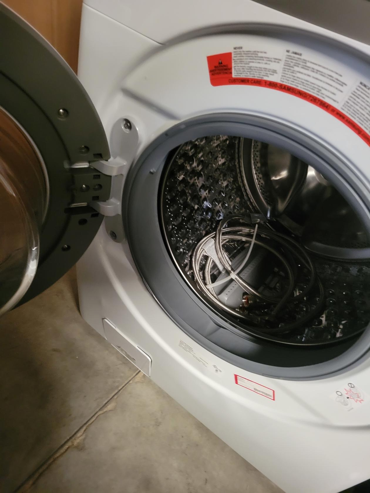 SAMSUNG WF45T6000AW 4.5 Cu. Ft. White Front Load Washer 887276394794 | eBay