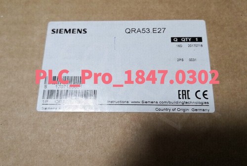 1PCS Brand New SIEMENS QRA53.E27 Burner Flame Detector QRA53E27 Fast ...