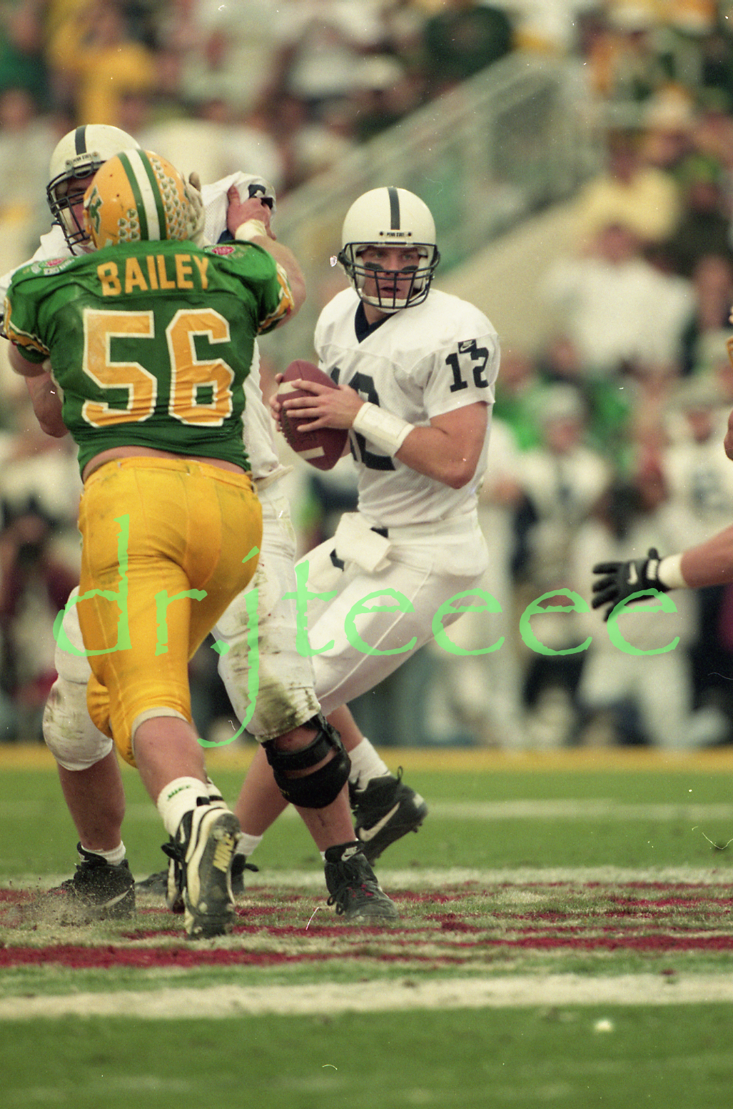 1995 ROSE BOWL Kerry Collins PENN STATE - 35mm Football Slide/Negative ...