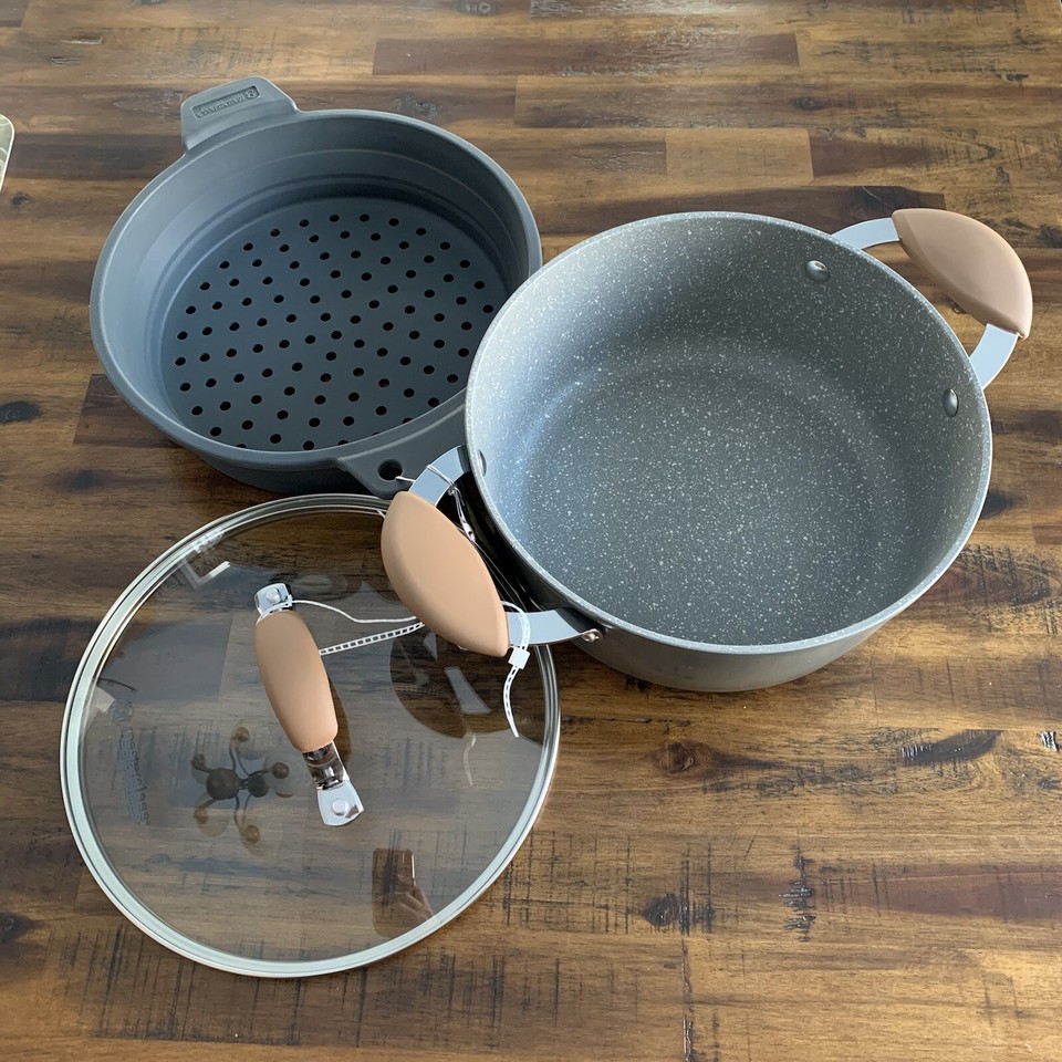 Masterclass 5 Piece Cookware Set Gray With Speckles | eBay