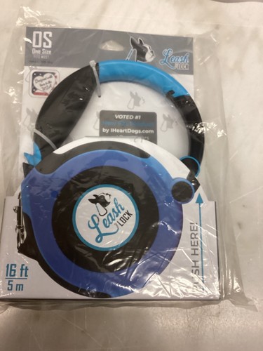 Leash Lock Retractable Dog Leash 16' Fits Most Size Hands-Free ...