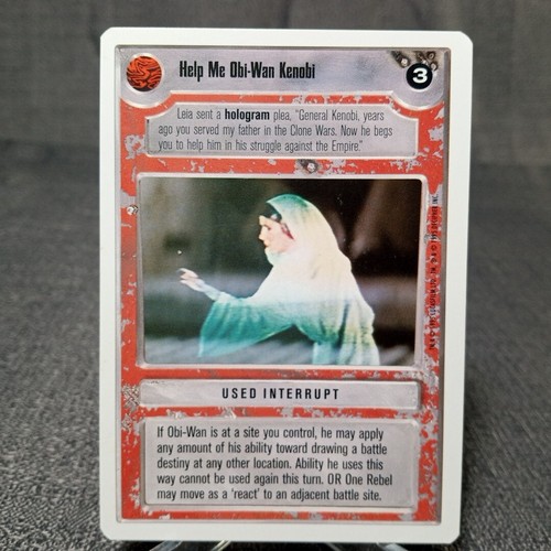 Help Me Obi-Wan Kenobi - Premiere WB Star Wars CCG Customizeable Card ...