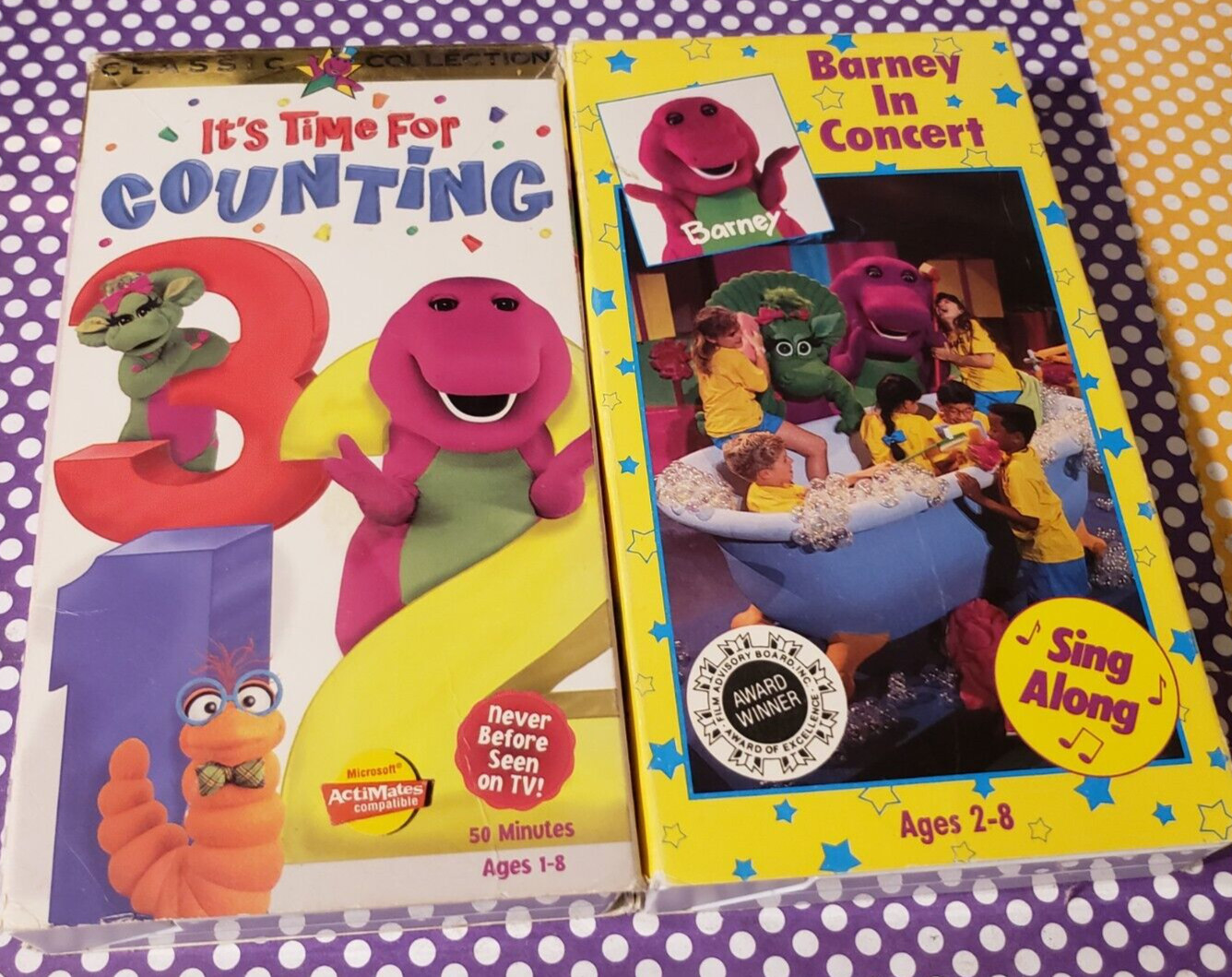 BARNEY - LOT OF 2 VHS TAPES - BARNEY IN | Grelly USA