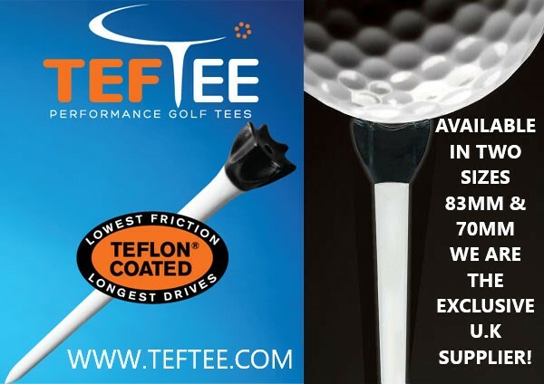 TEFTEE GOLF TEES TEFLON COATED TEES 83mm 3 1/4" TOUGHENED LOW FRICTION ...