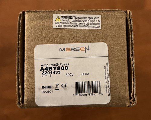 A4BY800 Merson 800 Amp 600V Class L New in Box Lot of 3 782001939113| eBay