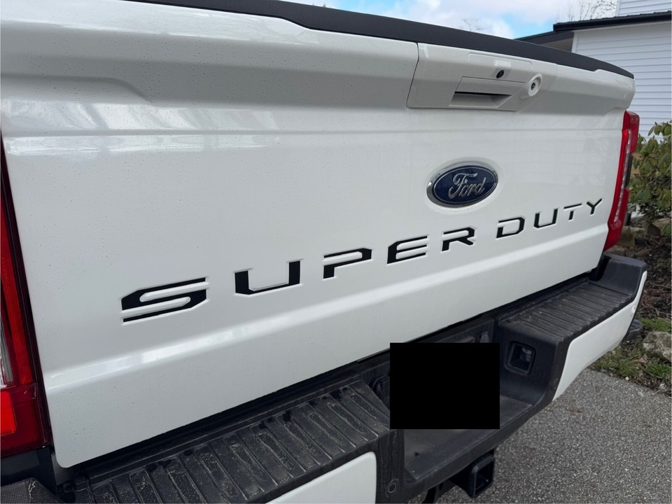 2023 2024 2025 Super Duty Letter Insert Decals F250 F350 Tailgate inlay ...