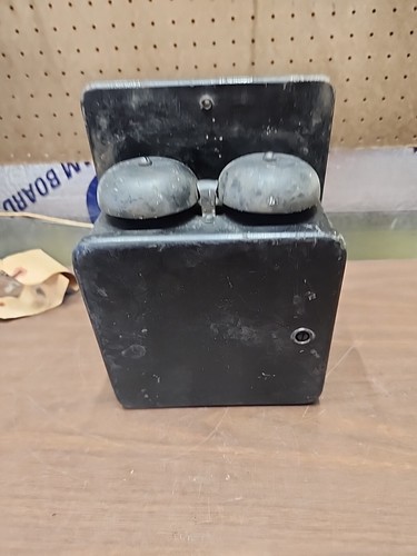 Vintage Kellogg 1960 115BA Wood Wall Telephone Phone Ringer Bell Box ...