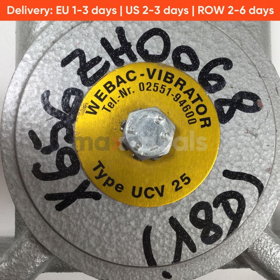 Webac Vibrator UCV25 Webac ball vibrator Used UMP | eBay