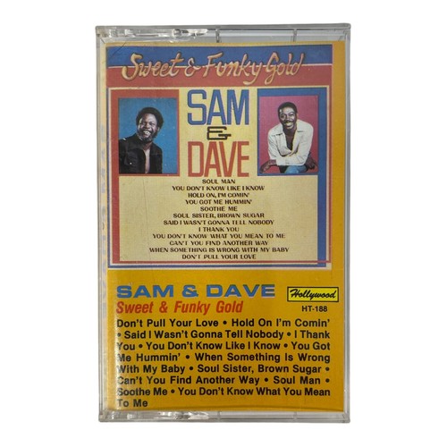 Sam & Dave – Sweet & Funky Gold Cassette Tape 1988 Hollywood – HT-188 ...