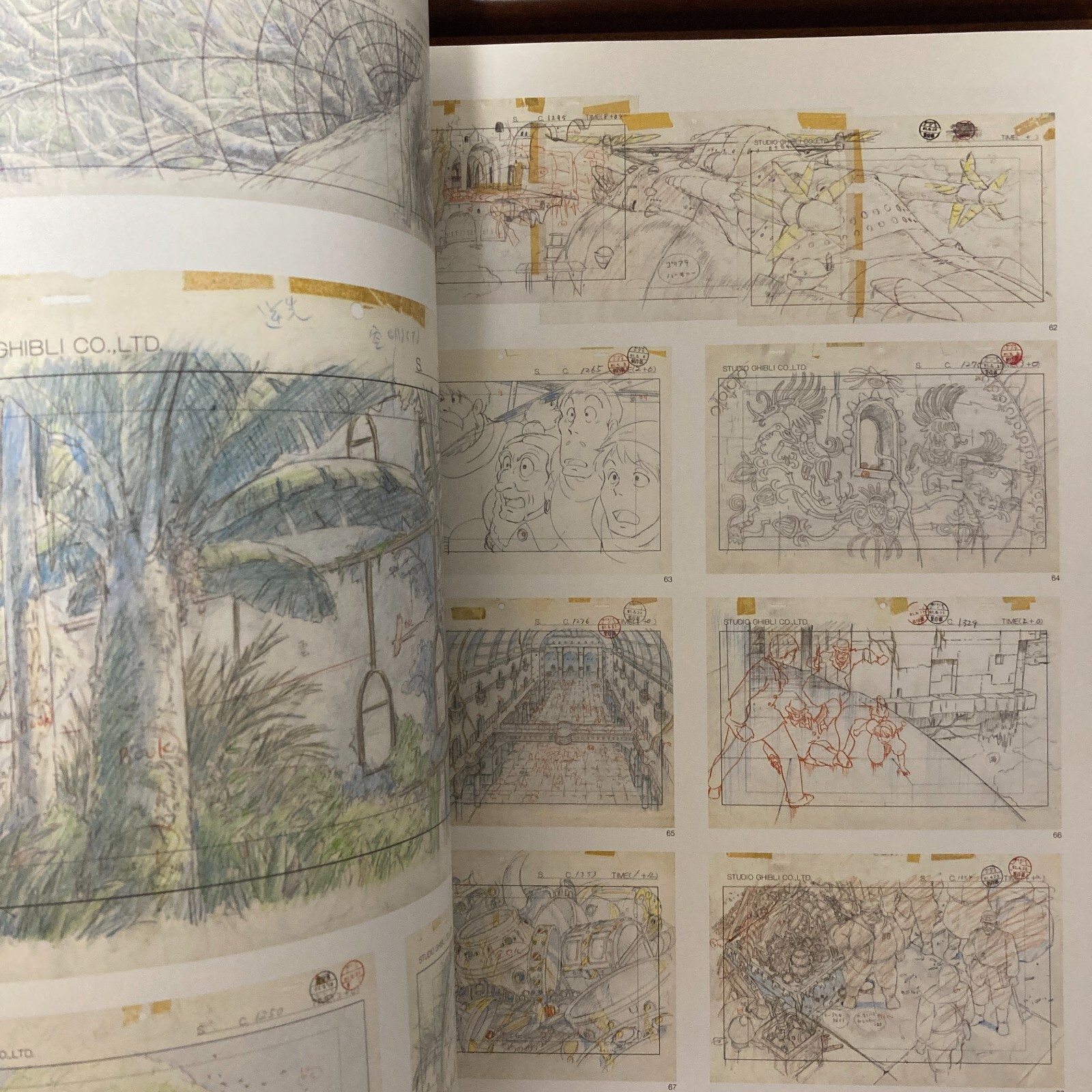 Studio Ghibli Layout Design Exhibition Art Book Hayao Miyazaki ...