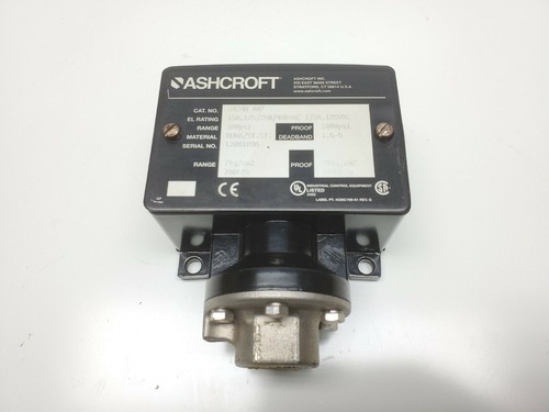 Ashcroft Pressure Switch 15a 125/250/480vac 125vdc B424v-x07 for sale ...