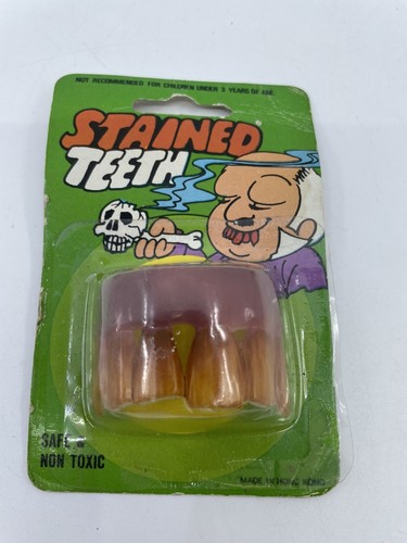 Vintage 1960s Joke & Gag Stained Teeth - Hong Kong - NOS B9 | eBay