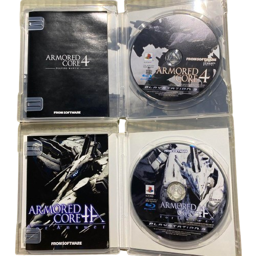 Armored Core 4 For Answer V Verdict Day Set Lot 4 PS3 Playstation3 ...