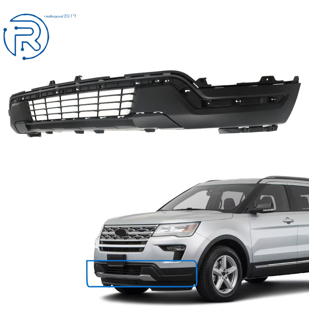 Textured Front Lower Bumper Cover Fascia Black For 2018-2019 Ford ...