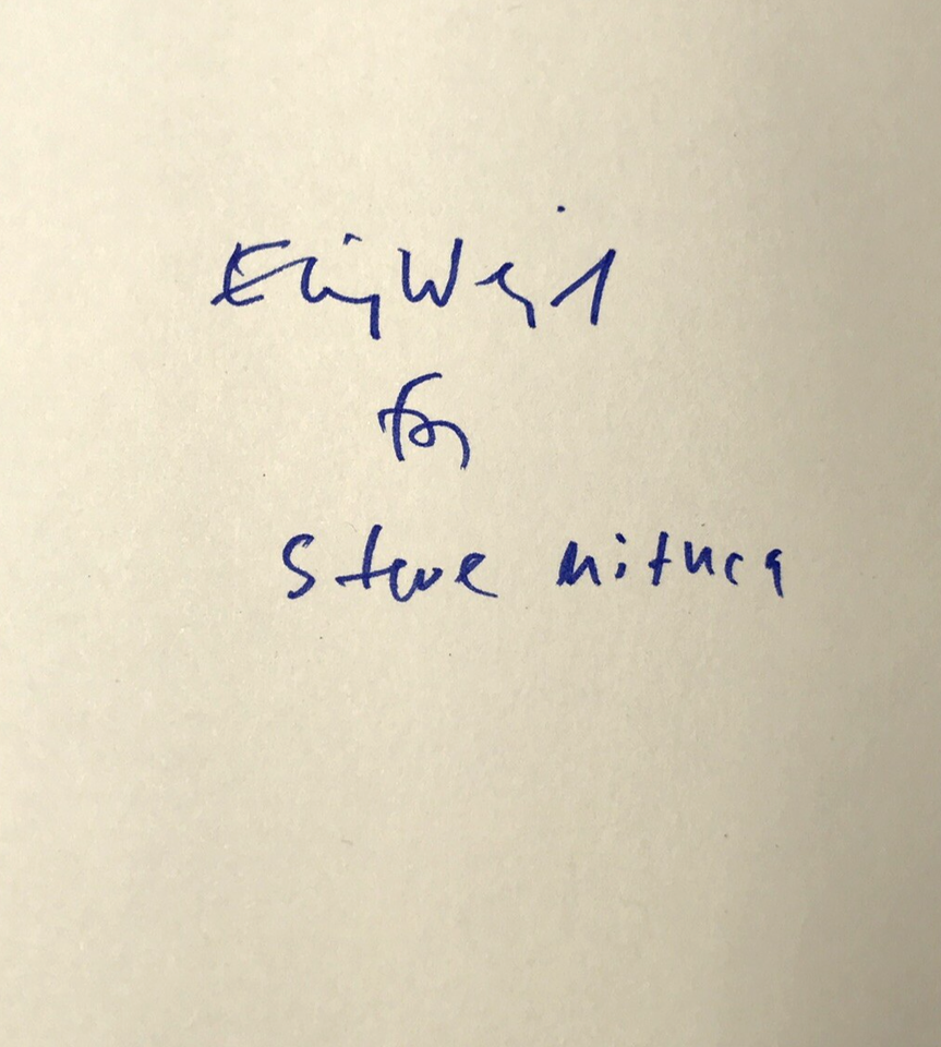 Signed Elie Wiesel MEMOIR IN TWO VOICES Francois Mitterrand First ...