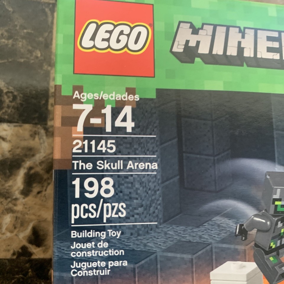 LEGO Minecraft Set 21145 The Skull Arena 198 Piece New Sealed | eBay