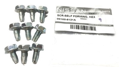Nissan Group Self Forming Hex Screw 08168-6121A [Lot of 9] NOS | eBay