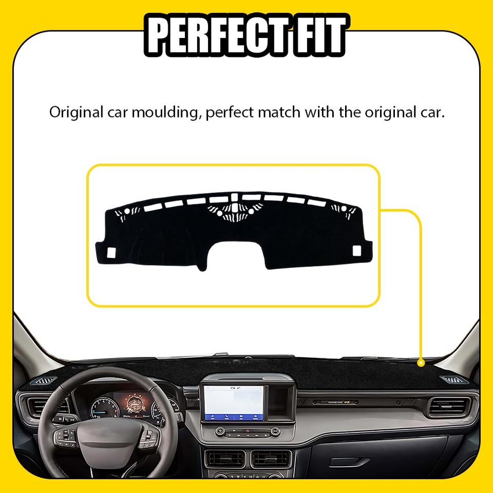 Dash Mat for 2022-2025 Ford Maverick Dashboard Pad Cover Carpet Non ...
