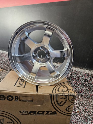 NEW 4pcs ROTA GRID CONCAVE 15x8 4x100 +20 Offset polished wheels | eBay