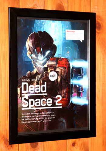 Dead Space 2 Xbox 360 PS3 Old Rare Promo Small Poster / Ad Page Framed ...