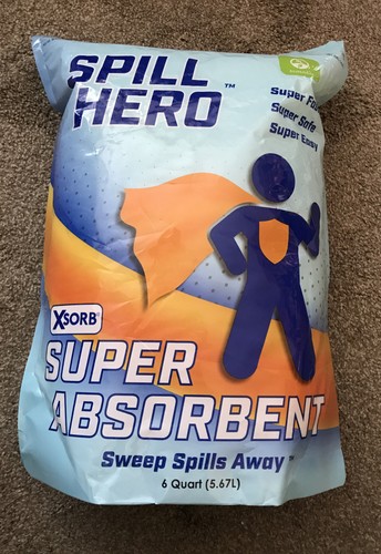 Xsorb LARGE New Sealed 6qt.(5.67L) Xb212 Spill Clean-Up Absorbent | eBay