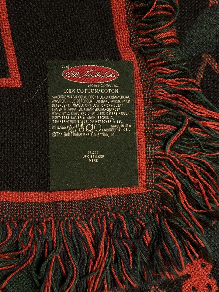 Vintage Bob Timberlake Throw Blanket Cardinals & Holly 53x71 | eBay