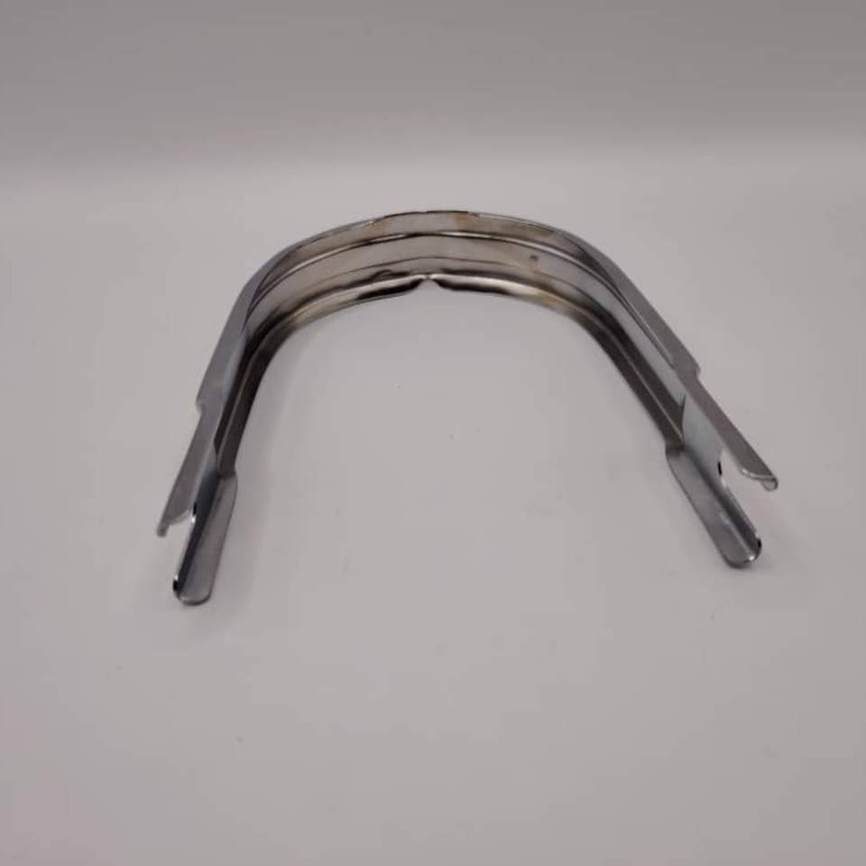 Leg Shield Clamp Strap Chrome For Honda C50 C65 C70 C90 C100 New Free ...