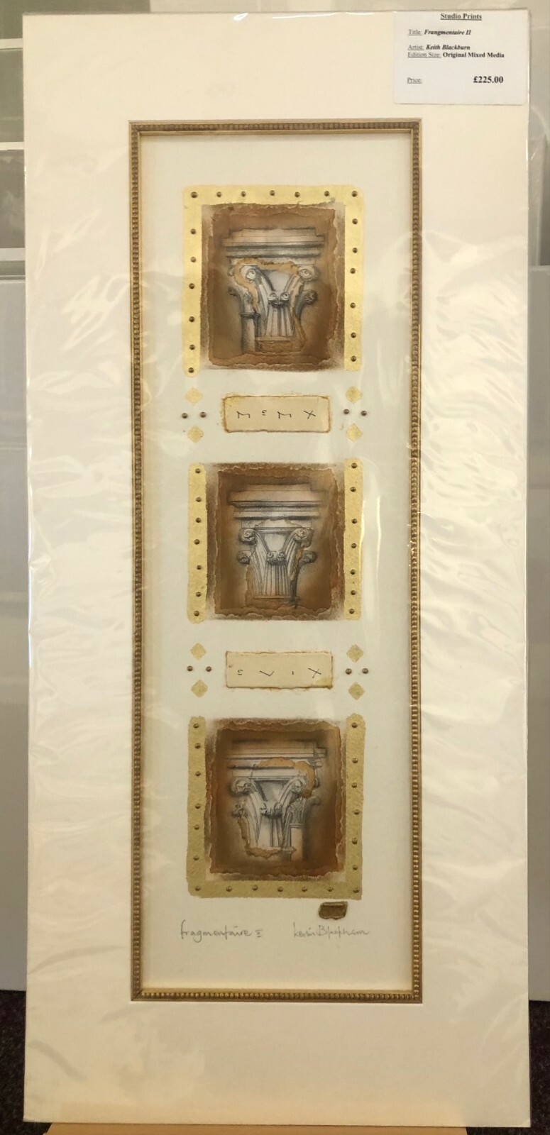 Fragmentaire II - Kevin Blackham *Mounted* Original Artwork | eBay UK