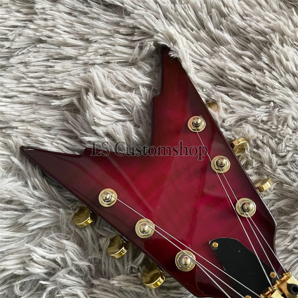 Factory Dimebag Electric Guitar Razorback Purple Burst Flamed Maple ...