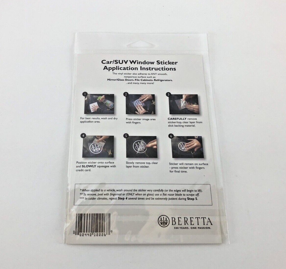 Official Beretta CAR/SUV Window Sticker Black 5.75" x 4.25" | eBay