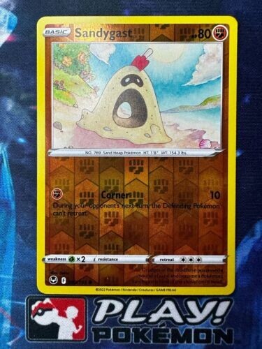 Sandygast 099/195 Reverse Holo Silver Tempest Pokemon TCG Card NM ...