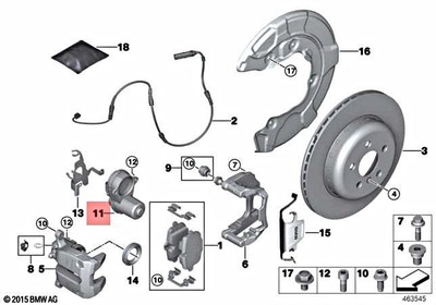 Genuine BMW ROLLS-ROYCE BMW I X3 M X4 X5 REPAIR KIT EMF ACTUATOR ...
