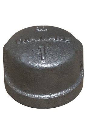 1" Black CAP-1" PIPE CAP- 1" FEMALE THREADED CAP | eBay