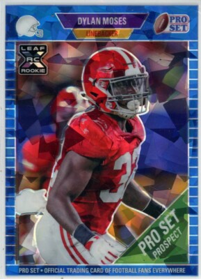 2021 Leaf Pro Set Metal Crystals Blue RC Dylan Moses #24 #d 27/35 | eBay