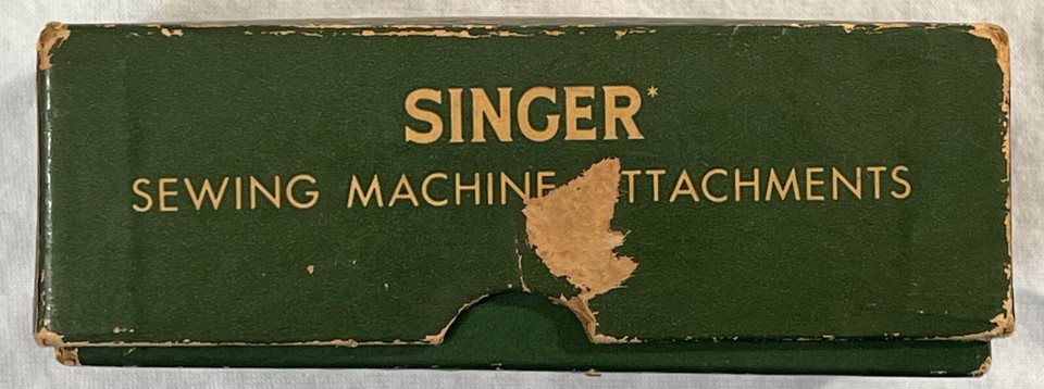 Vintage Singer Sewing Parts in ORIG Box & Graybar Attachments ...