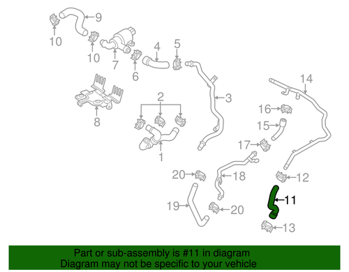 Genuine Audi Hose 4H0-121-108-A | eBay
