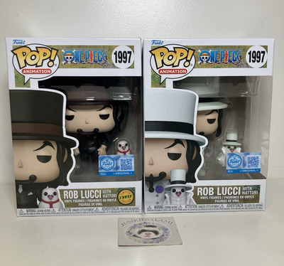 One Piece #1997 Rob Lucci w/ Hattori Funko Pop! Chase Bundle Exclusive ...