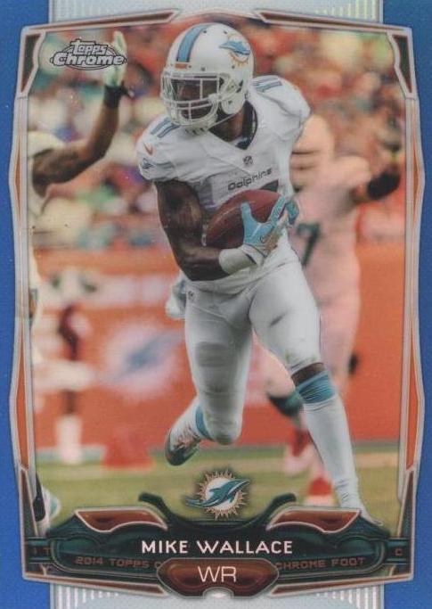 2014 Topps Chrome - Mike Wallace #68 Blue Refractor /199 for sale ...