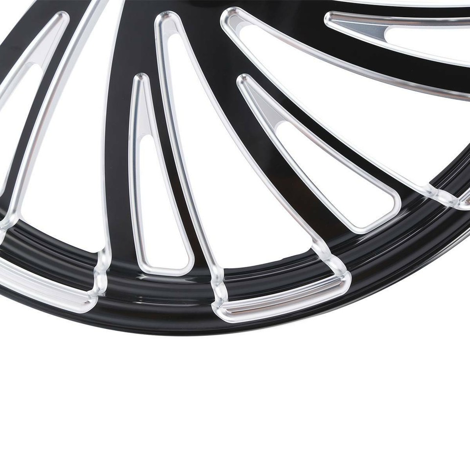 26'' Front Wheel Rim Dual Hub & Front Fender Fit For Harley Road King ...