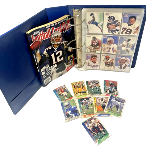 The Official NFL Pro set Binder Pro Set Football card lot 90's 91/ 400 ...